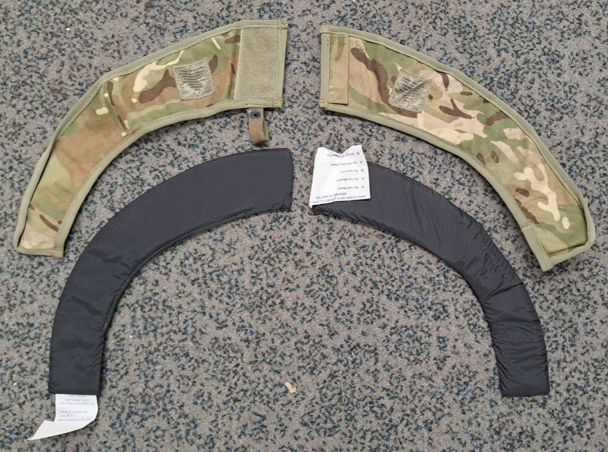 Genuine British Army Military SAS Half Collar MTP with Ballistic Fille ...