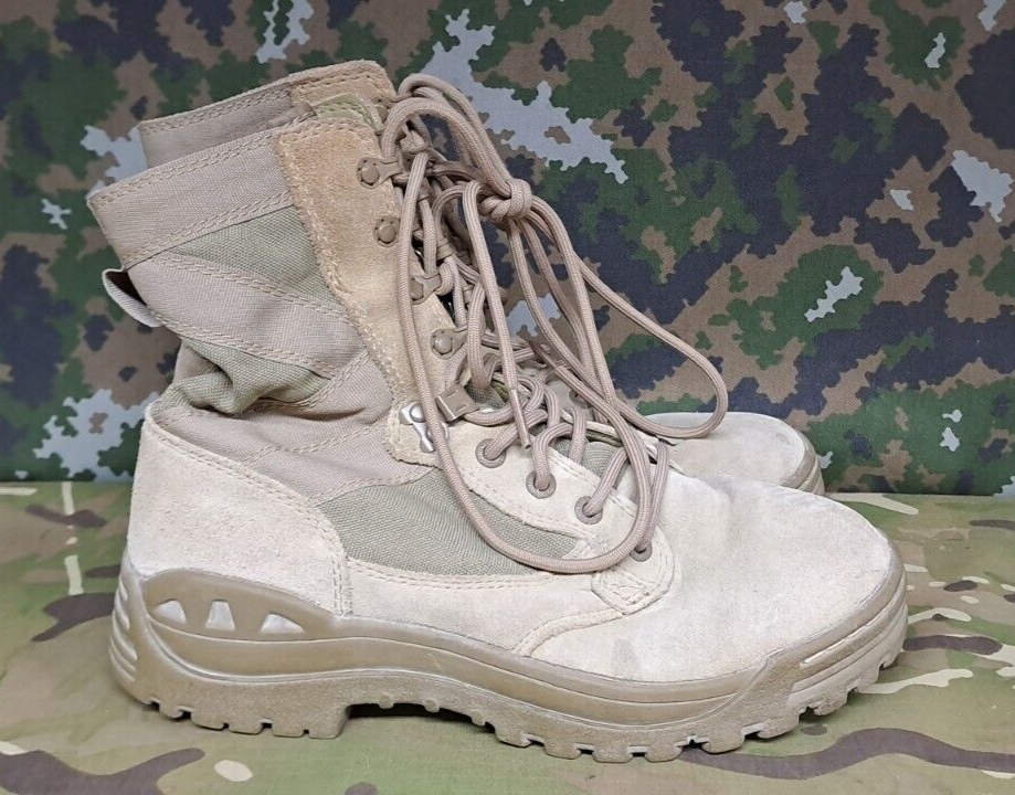 Desert Magnum Army Combat Sand Boots Genuine British Military Surplus ...