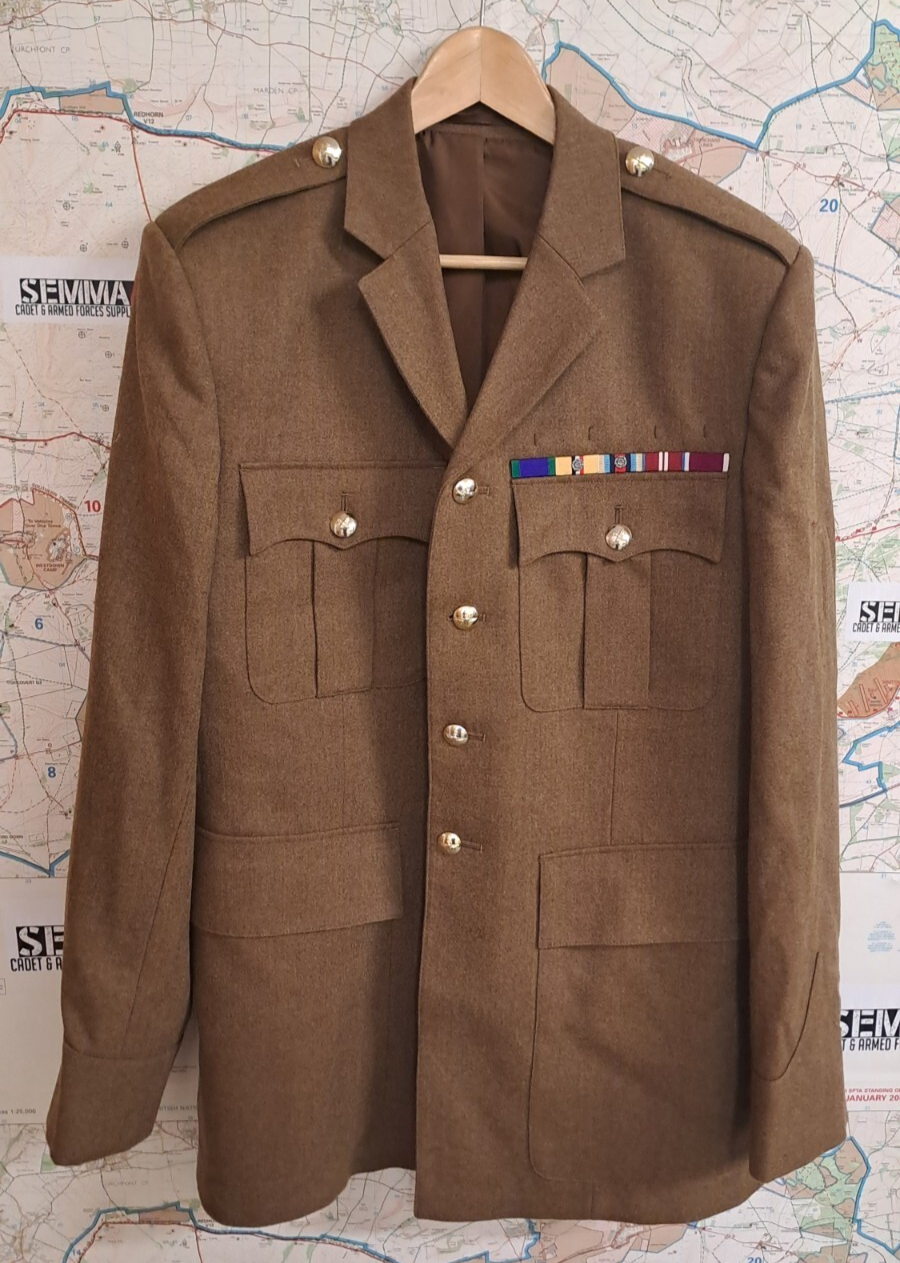 Genuine British Army Military Surplus FAD Dress Jacket Tunic Parachute ...