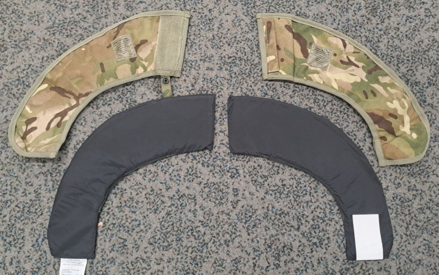 Genuine British Army Military SAS Full Collar MTP with Ballistic Fille ...