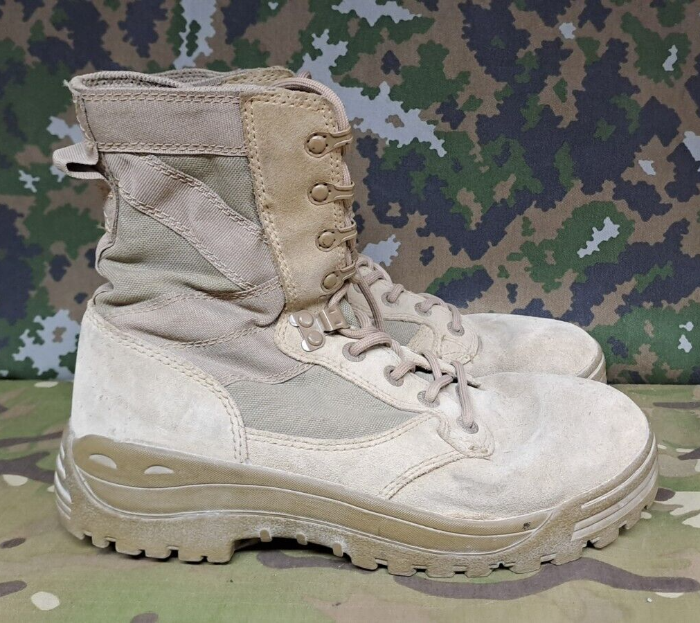 Desert Magnum Army Combat Sand Boots Genuine British Military Surplus ...